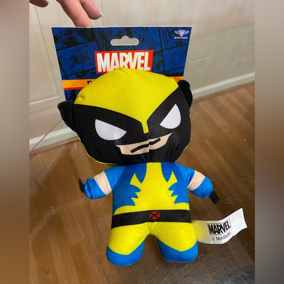 gmason | Dog | Brand New Marvel Wolverine Dog Toy 8 With Squeaker ...
